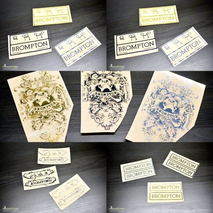 Brompton Design Decals and Metal Stickers | Lazada PH