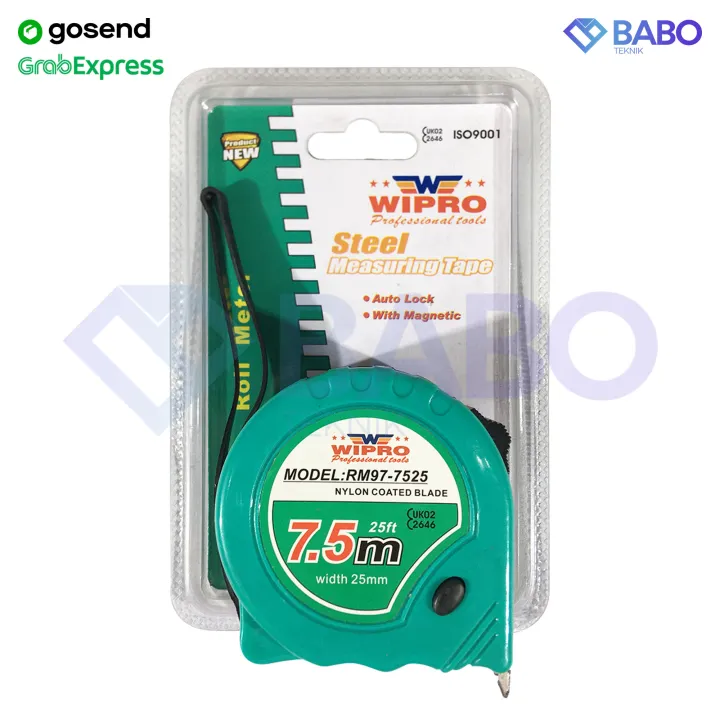 WIPRO RM97 7.5M Measuring Tape / Meteran Tukang Panjang 7.5M 25mm meteran | Lazada Indonesia