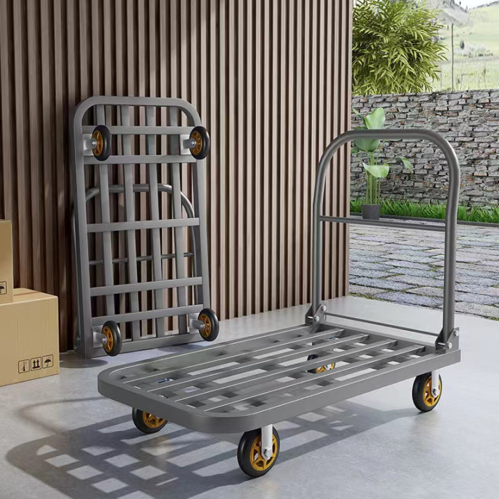 Metal Stainless steel perfect firm Platform trolley handcart widely ...