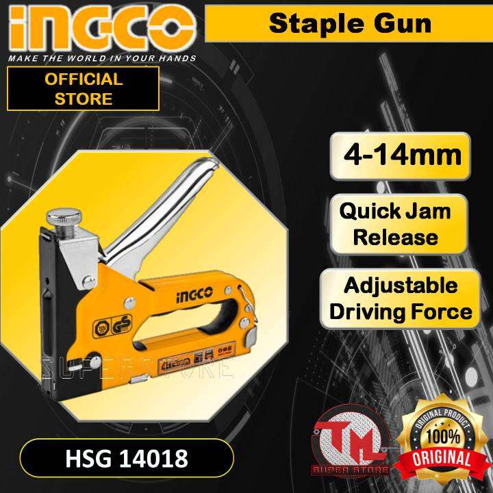 INGCO Staple Gun Tacker HSG 14018 • Tm ss | Lazada PH