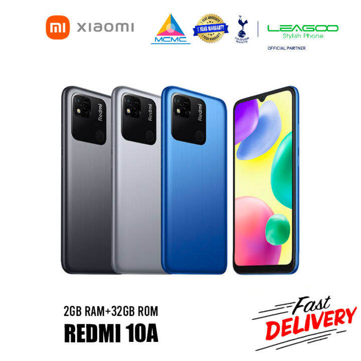 Xiaomi Redmi 10A (2GB RAM + 32GB ROM)Snapdragon® 680 Lightning-fast UFS memory, Immersive 6.71 ...