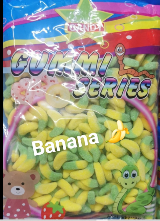 UGH Gummy Banana Candy Banana Gummy Shaped 2.5kg | Lazada PH