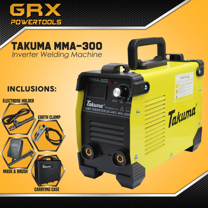 Takuma MMA-300 Inverter Welding Machine with Case (Yellow) | Lazada PH