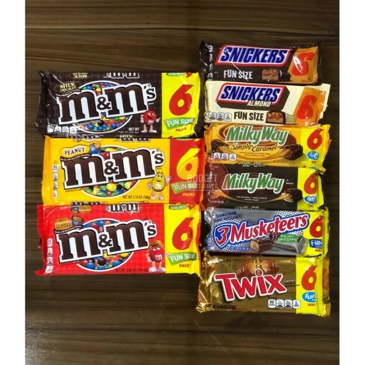 Nestle Mars 6-pack/Big Pack Fun size(Snickers Baby Ruth Milky Way 3 ...