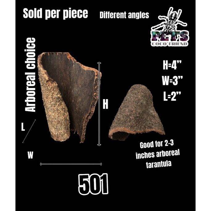 TARANTULA HIDE BARK for sub-adult and adults tarantulas by pets ...