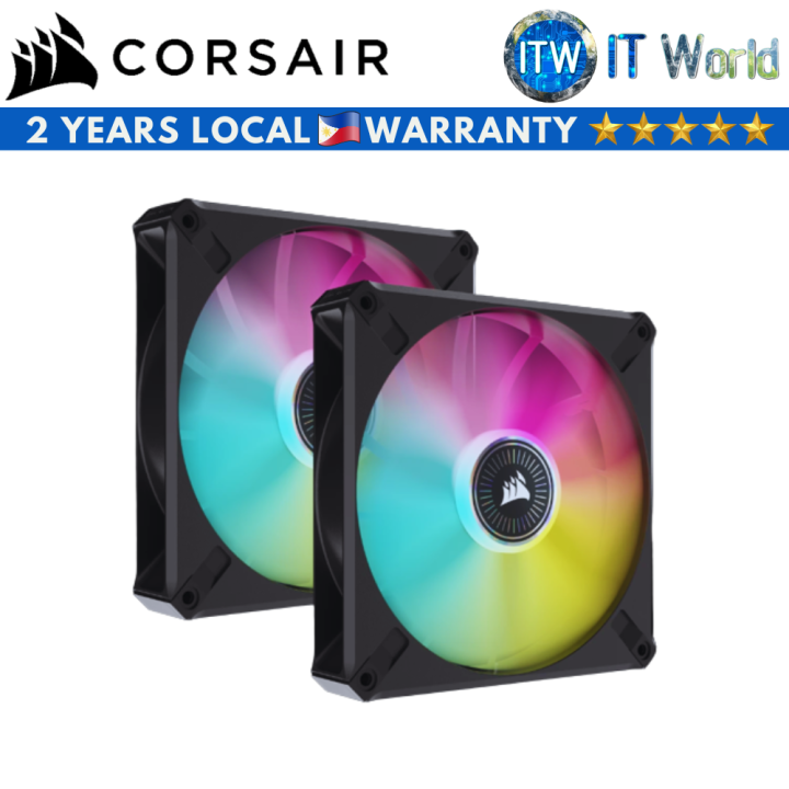 Corsair iCUE ML140 RGB ELITE Premium 140mm PWM Magnetic Levitation Fan ...
