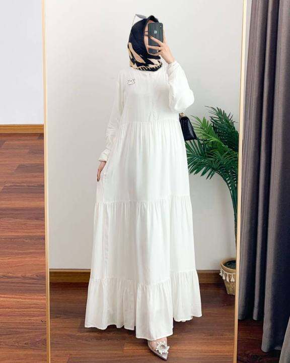 DRES MUSLIM PUTIH | Lazada Indonesia