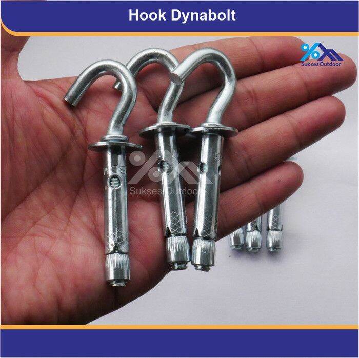 Hook Dynabolt M6x8x4 Gantung Untuk Tarikan Sun Shade atau Kanopi ...