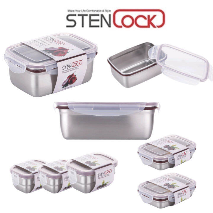 STENLOCK Classic stainless steel container | Lazada