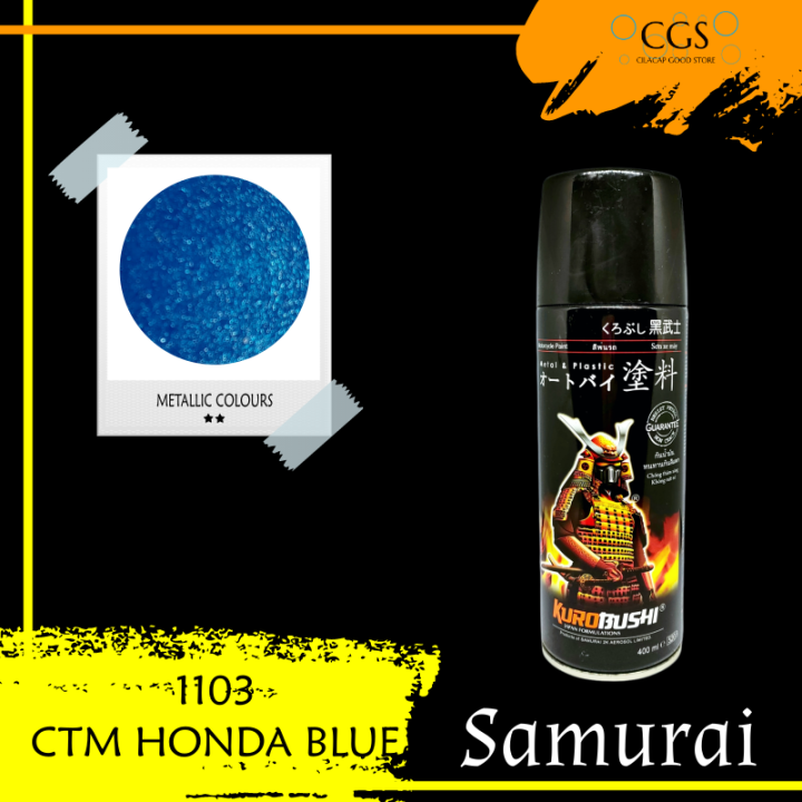 CAT SAMURAI CTM HONDA BLUE 1103 - cat samurai biru - cat motor biru ...