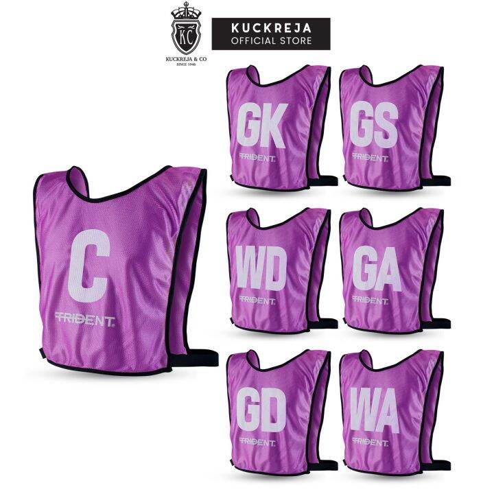 Trident Netball Bibs Set – Purple (Senior, Junior) | Lazada