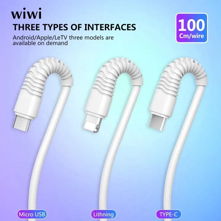 WiWi W11 lightning original 5A Flying fish flash chargering data cable ...
