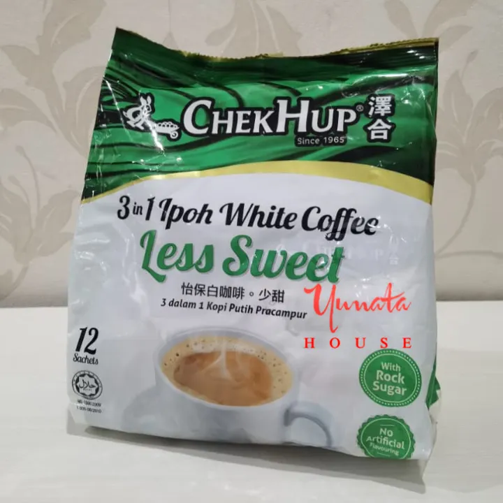 Chek Hup 3in1 Ipoh White Coffee Less Sweet [35g x 12s] | Lazada Indonesia