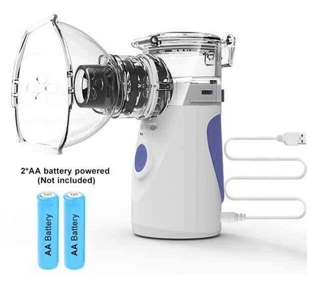 Portable Nebulizer With Free Batteries Mini Handheld Cool Mist Inhaler ...