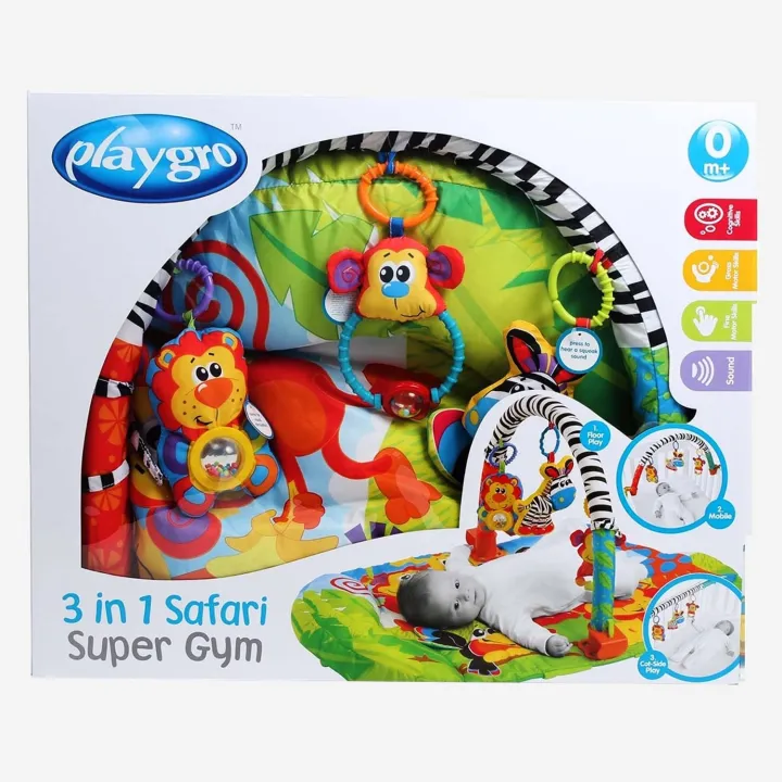 PLAYGRO 3IN1 SAFARI ACTIVITY GYM | Lazada PH