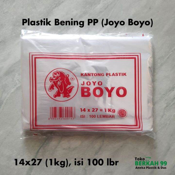 Plastik PP Joyo Boyo 1Kg isi 100 lembar hajatan | Lazada Indonesia