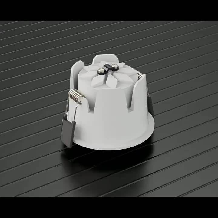 Full Spectrum led Downlight Embedded Household Living Room Aisle Anti ...