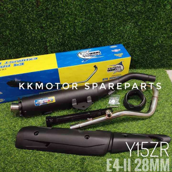 🦈 ESPADA RACING EXHAUST PIPE YAMAHA Y15ZR Y15 [E4]-II 28MM EKZOS PIPE ...