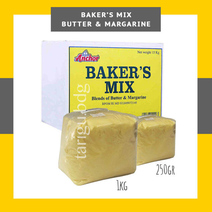 ANCHOR BAKER'S MIX 500GR - BUTTER MIX MARGARINE - CAMPURAN MENTEGA DAN ...