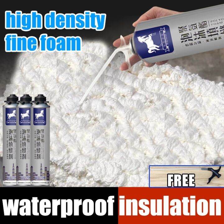 900g Polyurethane Foam Expanding Foam Spray 120 Times High Foaming Volume Sealant Foam Spray 