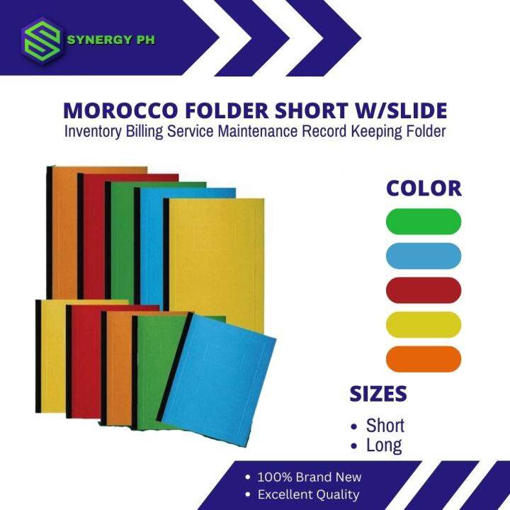 Synergy PH Morocco Folder Short w/slide For Inventory Billing Service ...