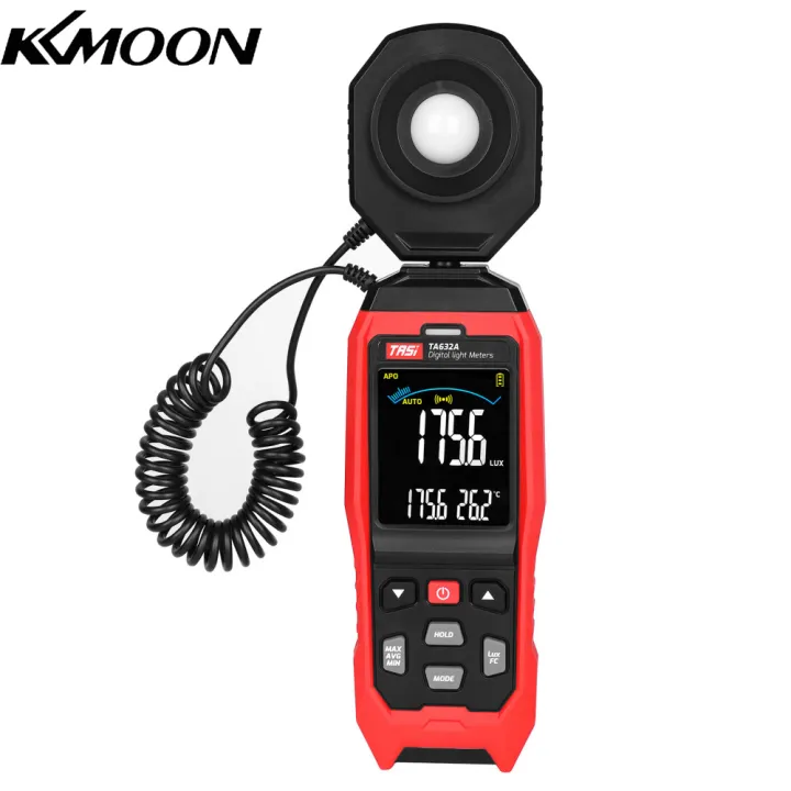 KKmoon TASI TA632A LCD Digital Light Meter Mini Digital Lux Meter ...