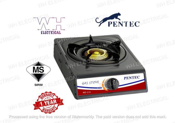 PENTEC SINGLE BURNER GAS STOVE MD-210 | Lazada