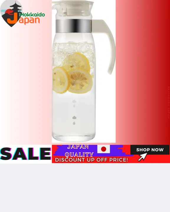[100% Japan import original]HARIO refrigerator pot off white 1400ml made in Japan RPLN-14-OW ...