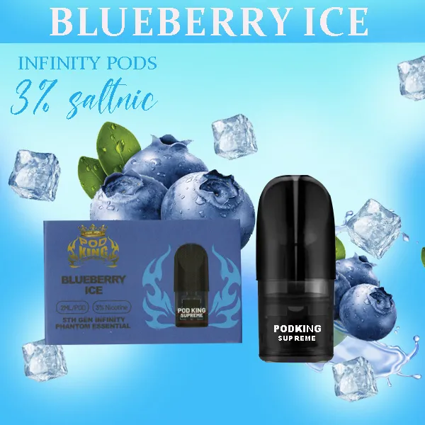 LEGIT POD KING SUPREME REL.X 5TH GEN INFINITY PHANTOM (BLUEBERRY ICE ...