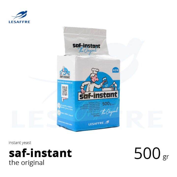 SAF INSTANT BLUE, Dry Yeast Ragi Kering Instant per 500 gr | Lazada ...