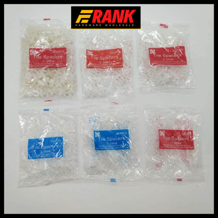 100pcs Tile Spacers 1mm 1 5mm 2mm 3mm Cross Tile Leveling System