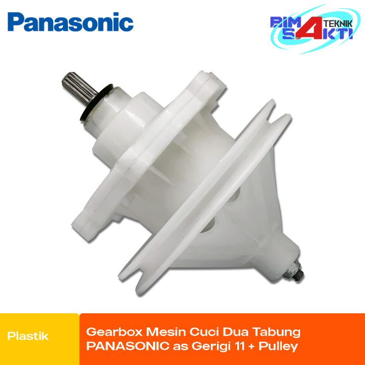 Gearbox Mesin Cuci Dua Tabung PANASONIC as Gerigi 11 Plus Pully ...