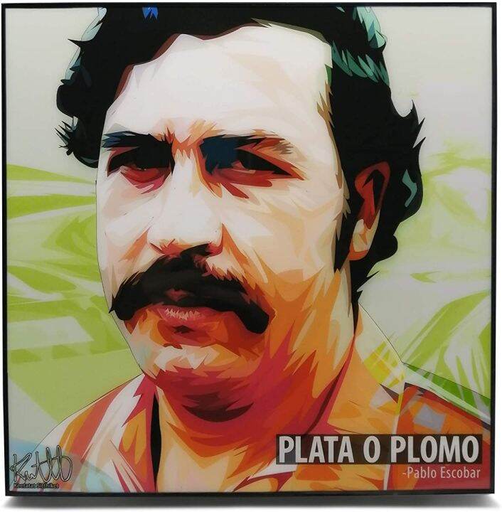 Pablo Escobar Poster quotes wall decals photo painting framed pop art ...