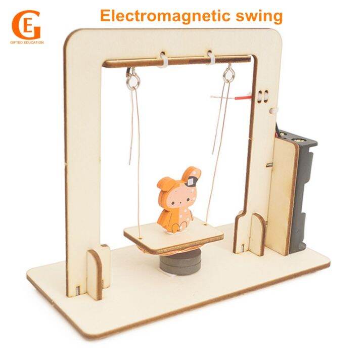 GIFTED EDUCATION DIY Electromagnetic Swing Science Experiment Kit ...