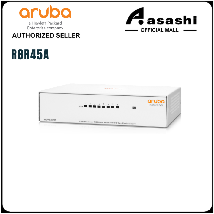 Aruba Instant On R8R45A 1430 8G 8 Port Gigabit Unmanaged Switch | Lazada