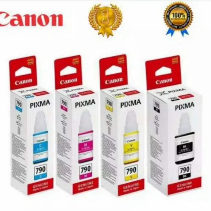 Tinta GI790 Canon G1000 G2000 G3000 G4000 CMYK GI-790 Original 790 ...