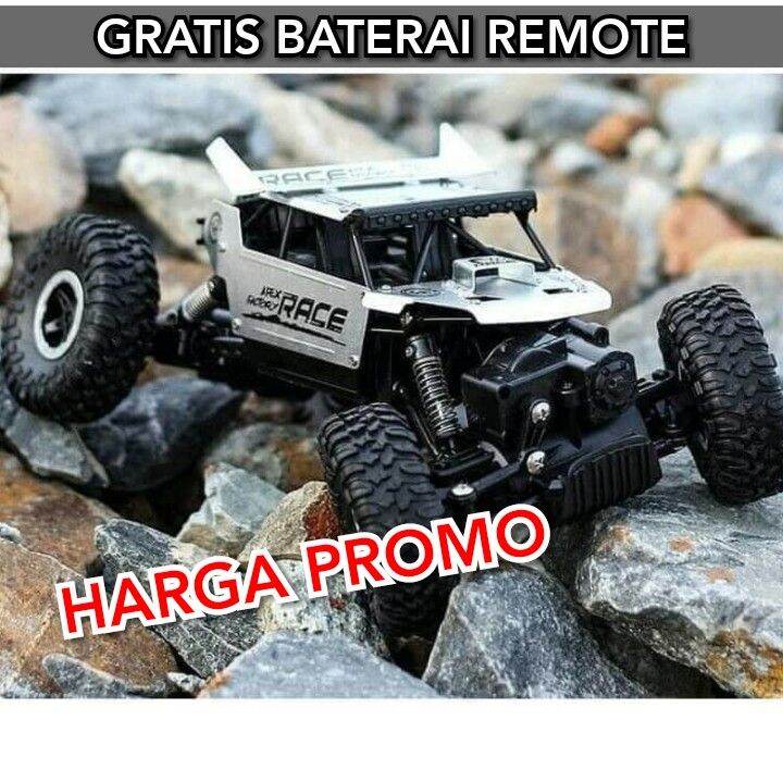Mobil Remot 4WD ROCK CRAWLER OFFROAD 2.4Ghz Mainan RC Remote Control ...