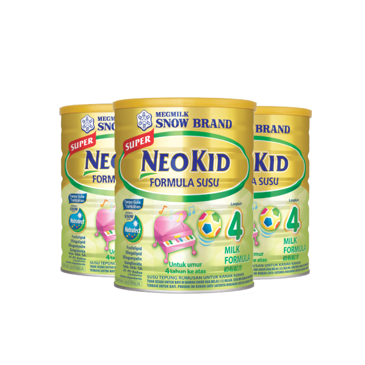 Snow Brand Super Neo Kid Plus Step 4 900g x 3 | Lazada