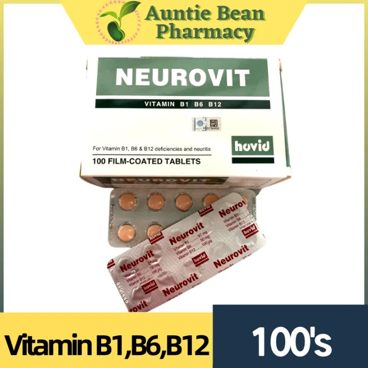 Hovid Neurovit 100 Tablets exp:02/2023 | Lazada