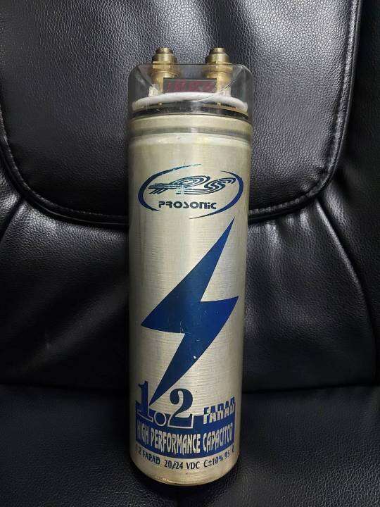 คาปาซิเตอร์รถยนต์ Prosonic high performance capacitor1.2ฟารัต ไฟเต็ม ...