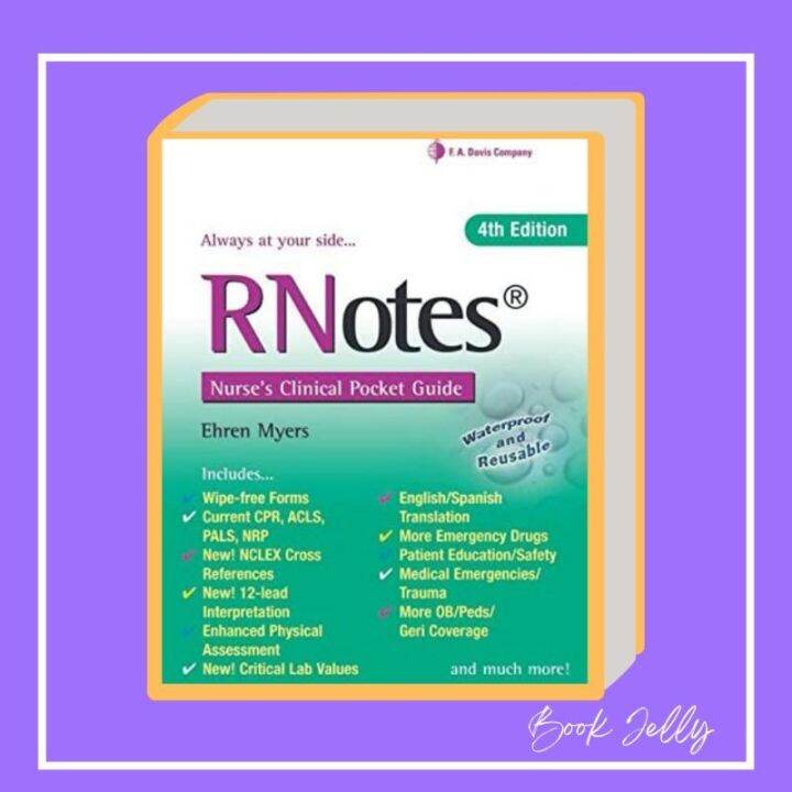 RNotes Nurse's ClinicalGuide 4th Edition | Lazada PH