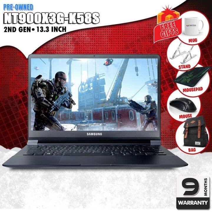 Laptop Samsung NT900X3G-K58S / Core i5-4200U / 8GB DDR3 / 128GB M.SATA SSD / WIFI / Camera / 13. ...