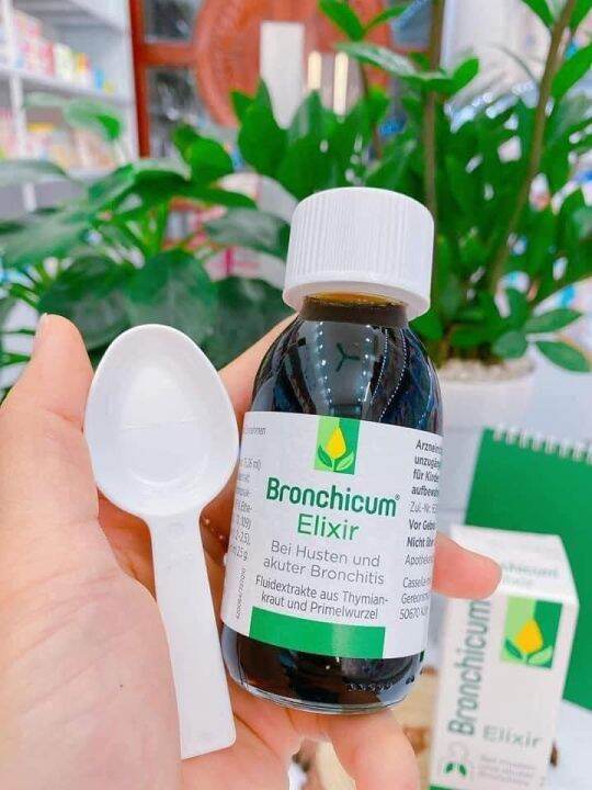 Siro ho, viêm phế quản, long đờm Bronchicum Elixir 100ml | Lazada.vn
