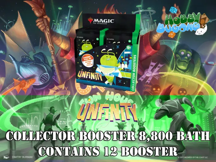 Magic: The Gathering Unfinity Collector Booster Box | 12 Packs + Box ...