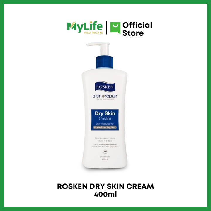 ROSKEN DRY SKIN CREAM LOTION (400ML) | Lazada