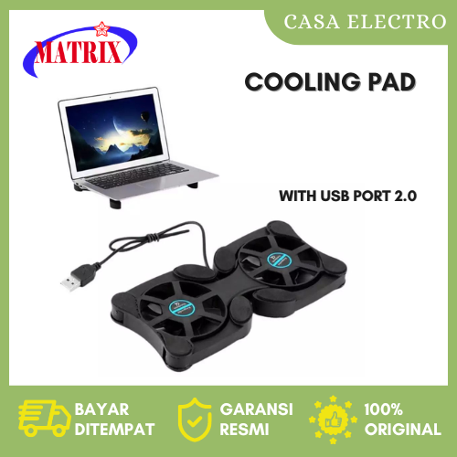 MATRIX Cooling Fan Laptop / Cooling Pad Matrix / Kipas Pendingin USB ...