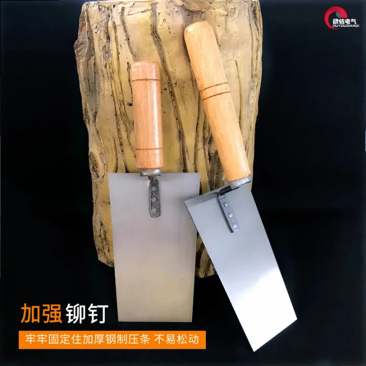 Toothed trowel, plaster spoon, mason, plasterer, tile, sawtooth trowel ...