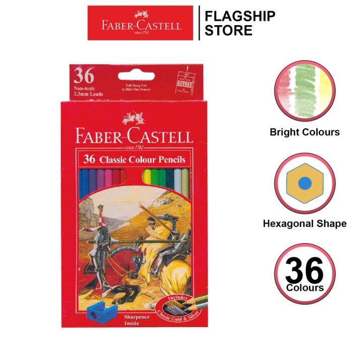Faber-Castell Classic Color Pencil 36 colors Long 12115856 | Lazada PH