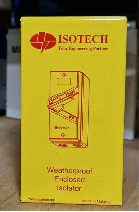 ISOTECH KTE Series Weatherproof Enclosed Isolator 2 POLE, 3 POLE, 4 ...