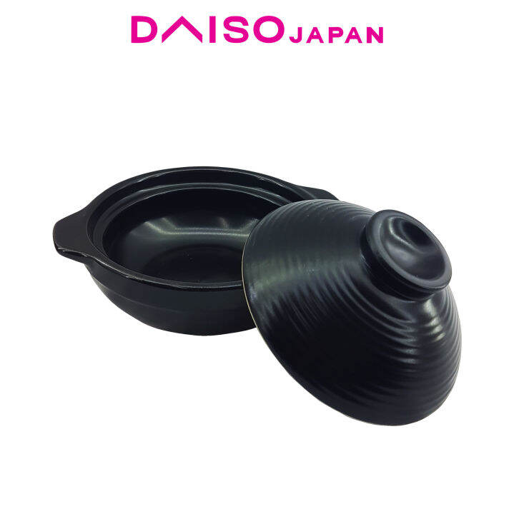 Daiso Black Earthen Pot 16.5CM | Lazada PH